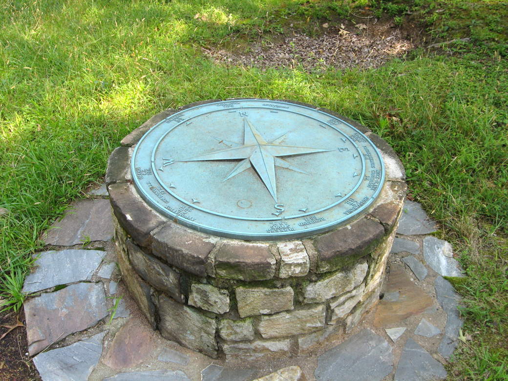 Battle of the Wilderness Compass Rose at Saunders Field
