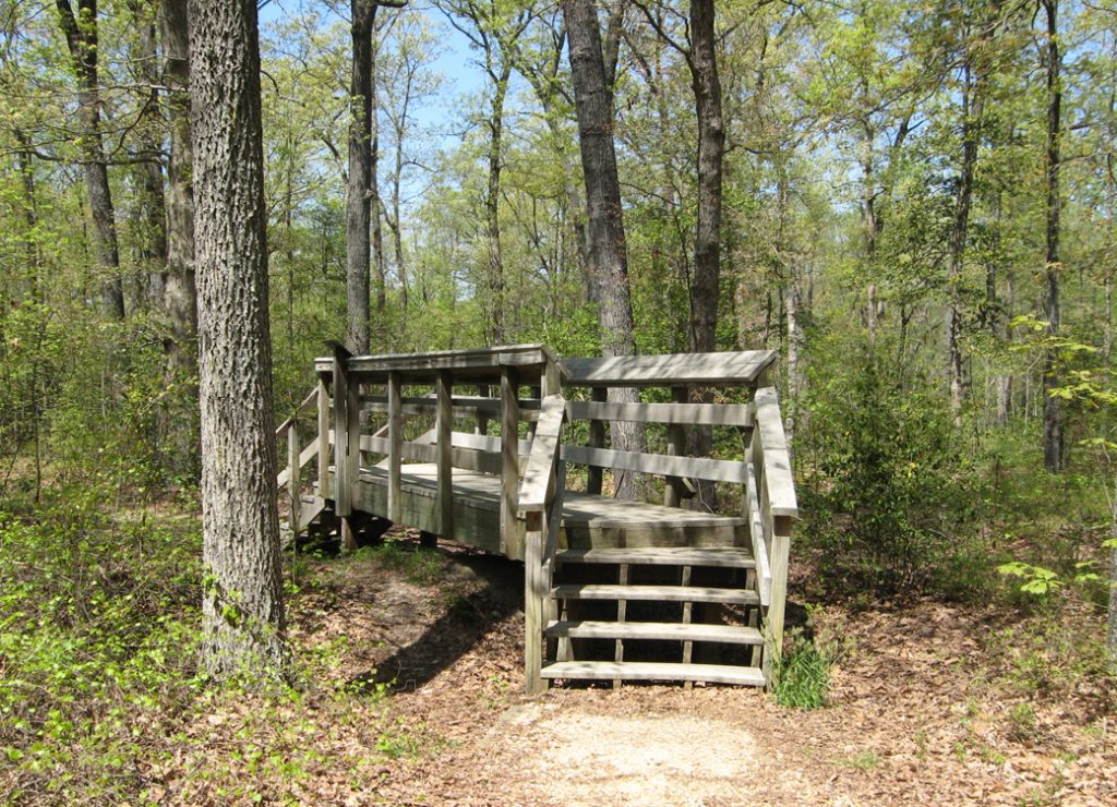 A Captured Trench trailside marker