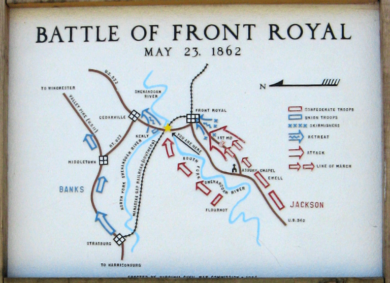 Battle of Front Royal Circle Tour Markers