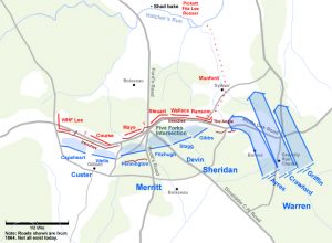 Five Forks Battlemaps - The Union Infantry attacks