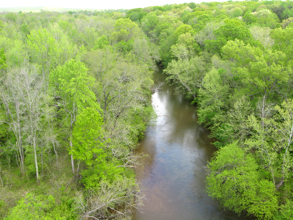 The High Bridge over the Appomattox River, a Civil War battle site.